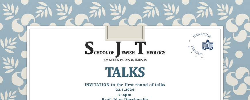 School of Jewish Theology - Universität Potsdam